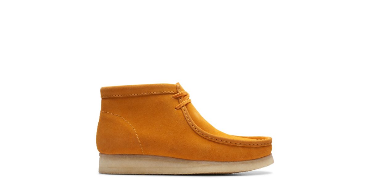 Wallabee Boot Burnt Yellow - Clarks® Shoes Official Site | Clarks
