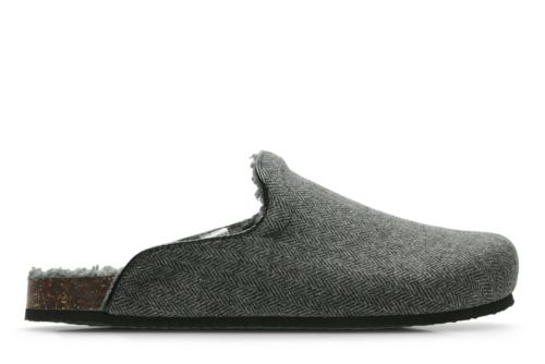 mens slippers clarks outlet